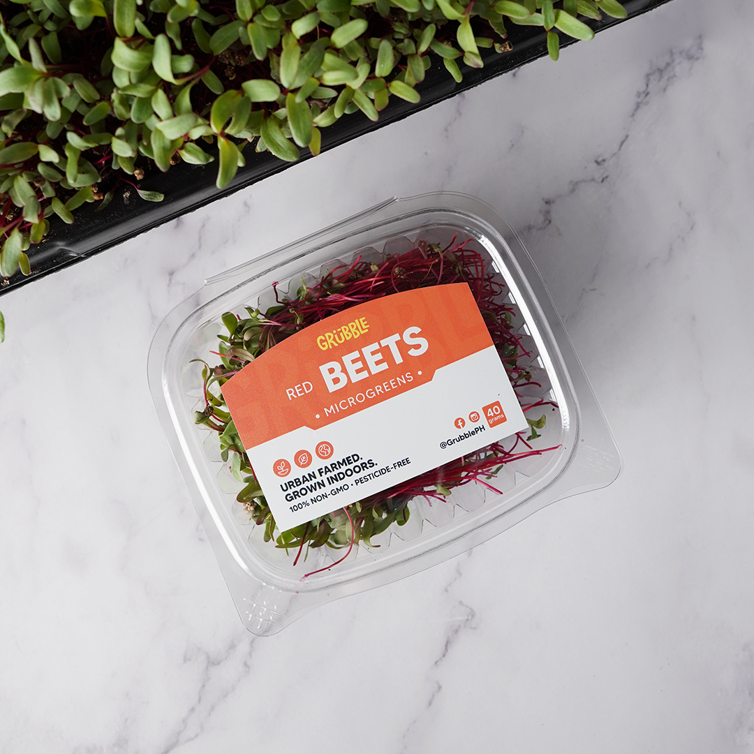 Grubble PH | Red Beets Microgreens