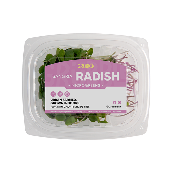Grubble PH | Radish Sangria Microgreens
